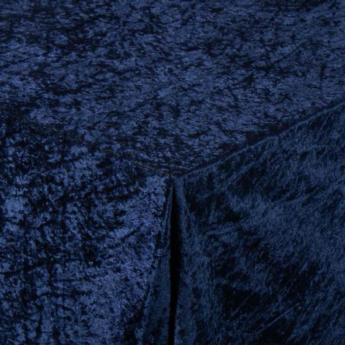 Nervøs velour • Velour dug 3 meter • Blå